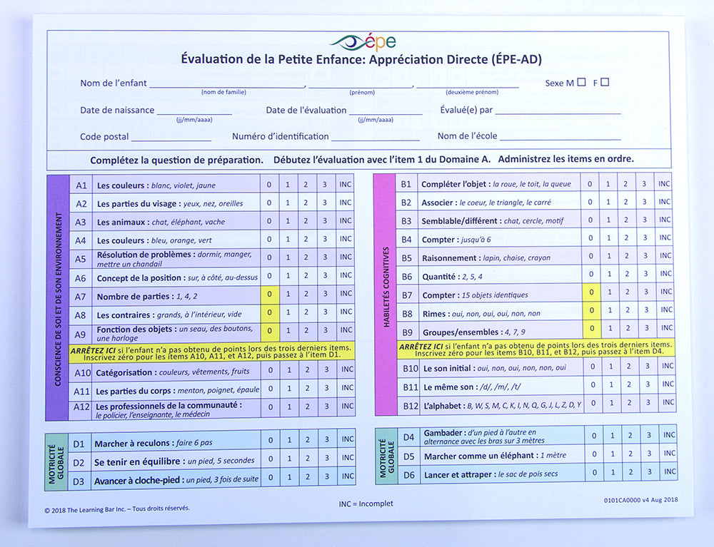 Short EYE-DA Supplies – The Learning Bar